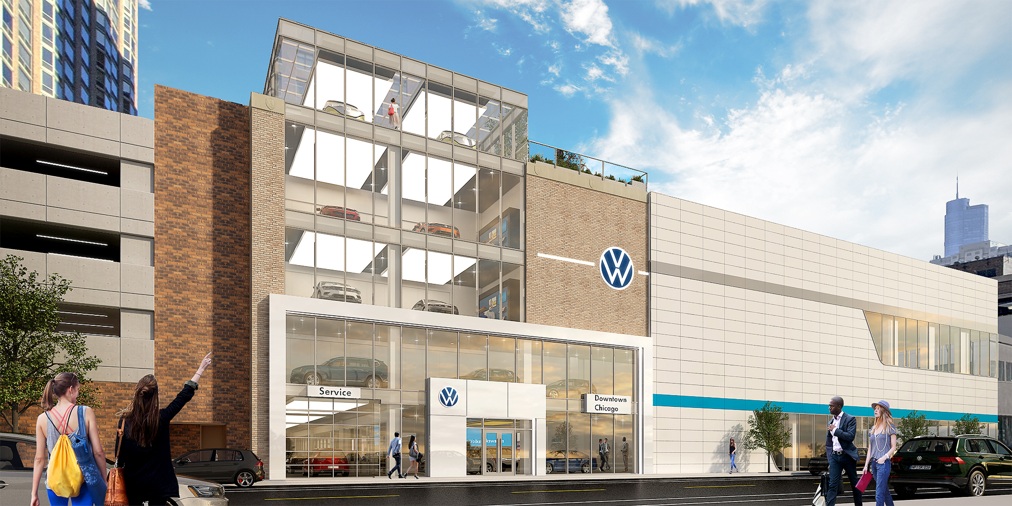 Volkswagen Downtown Chicago - Synthesis Architects LLP